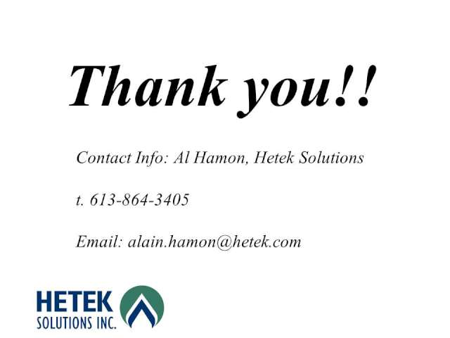 ACWWA - Conference Presentations - Hetek Solutions - Gas Monitoring ...